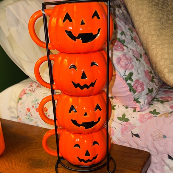 Celebrate It | Dining | Celebrate It Orange Pumpkin Mugs Set | Poshmark